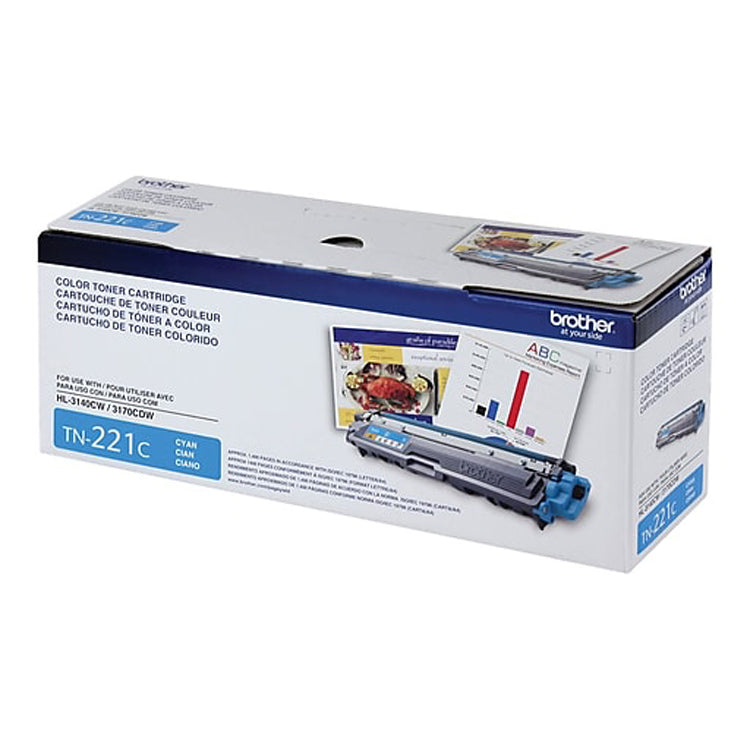 Brother TN-221C Cyan Toner Cartridge | US Globe Corp