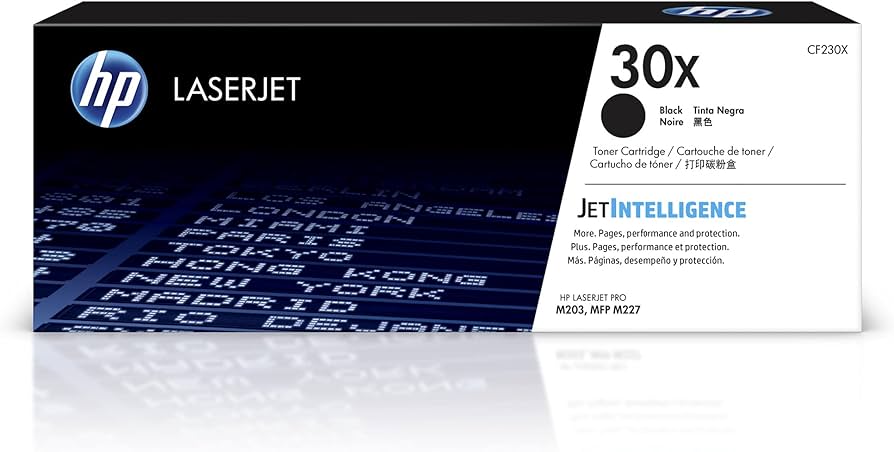 HP 30X Black High Yield Toner Cartridge (CF230X) | US Globe Corp
