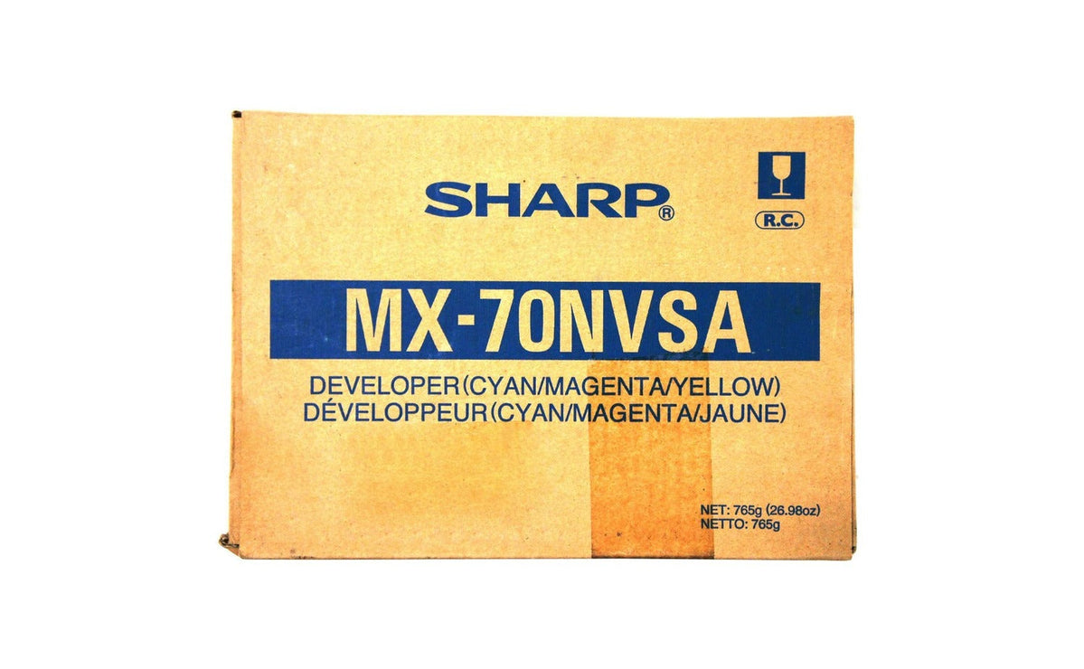 Sharp MX-70NVSA Cyan / Magenta / Yellow Developer — US Globe Corp